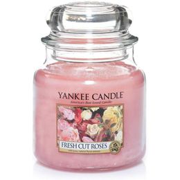 yankee candle - fresh cut roses classic medium jar 411G