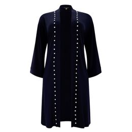 Yoek Knit Cardigan female Blue size 56/58