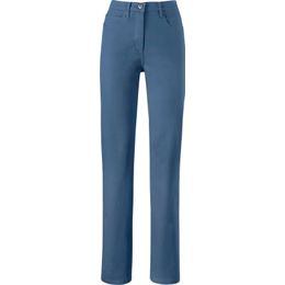 Damen 5-Pocket-Jeans mit Stretch-Anteil blue-bleached, Größe 36