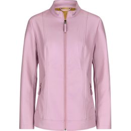 Damen Lederimitatjacke mit PU-Beschichtung, pflegeleicht ros&eacute;, Gr&ouml;&szlig;e 42