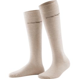 w&auml;schepur Damen Kniestr&uuml;mpfe beige, Gr&ouml;&szlig;e 39-42