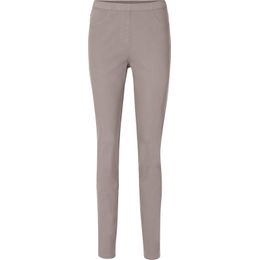 Damen Jeggings in schmaler Form taupe, Größe 28