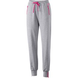 feel good Damen Hose grau-pink, Gr&ouml;&szlig;e 40/42
