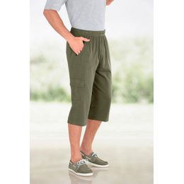 Herren Freizeithose mit Cargo-Taschen, aufgesetzt oliv, Gr&ouml;&szlig;e 46