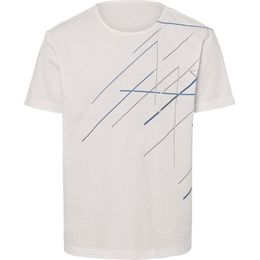 Herren Freizeitshirt wei&szlig;, Gr&ouml;&szlig;e 44/46