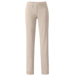 Ascari sheego Gro&szlig;e Gr&ouml;&szlig;en Stretch-Hose in Schlupfform, Bengalin, beige, Gr&ouml;&szlig;e 46 - Damen
