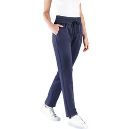 Damen Schlupfhose in Stretch-Qualität nachtblau, Größe 46