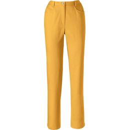 Damen Jeans mit Stretch-Anteil ocker, Gr&ouml;&szlig;e 38