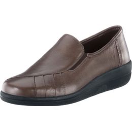 Aco Damen Slipper taupe, Größe 37
