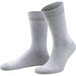 w&auml;schepur Damen Socken grau-meliert, Gr&ouml;&szlig;e 35-38