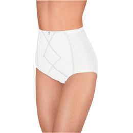 Viania Damen Miederhose mit verst&auml;rkter Patte vorne wei&szlig; Gr&ouml;&szlig;e 85