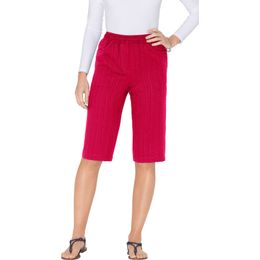 Damen Bermudas in pflegeleichter Qualit&auml;t rot, Gr&ouml;&szlig;e 38
