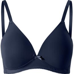 Naturana Damen T-Shirt-BH ohne B&uuml;gel mit nahtlos geformten Cups marine Gr&ouml;&szlig;e 90C