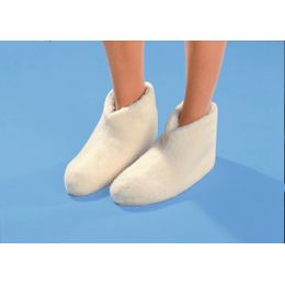 Damen Bettschuhe ecru, Gr&ouml;&szlig;e 40/41