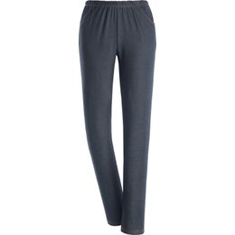 CR&Eacute;ATION L Damen Freizeithose mit Kontrastn&auml;hten jeansblau Gr&ouml;&szlig;e 44