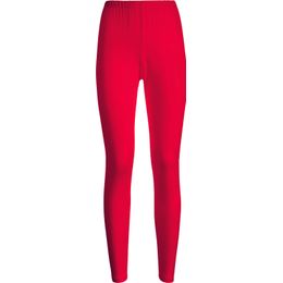 Damen Leggings mit Rundum-Dehnbund rot, Gr&ouml;&szlig;e 40