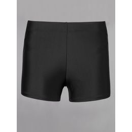 WITT Damen Badeshorts mit glattem Dehnbund, schwarz, Gr&ouml;&szlig;e 42