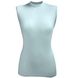 w&auml;schepur w&auml;schepur Damen Stehkragenshirt in Modal-Qualit&auml;t, mint, Gr&ouml;&szlig;e 48