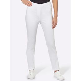 WITT Damen Jeggings in schmaler Form, wei&szlig;, Gr&ouml;&szlig;e 46
