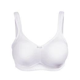 SuSa Damen Minimizer-BH ohne B&uuml;gel mit aufgesetzter Spitze, wei&szlig;, Gr&ouml;&szlig;e 105C