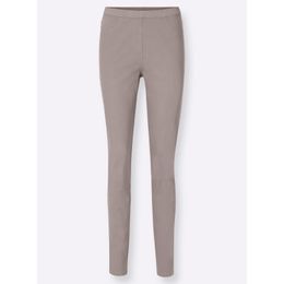 WITT Damen Jeggings in schmaler Form, taupe, Größe 25