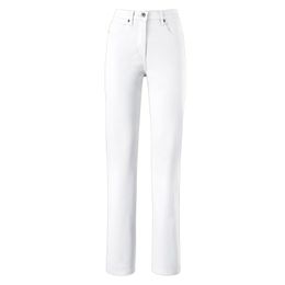 WITT Damen 5-Pocket-Jeans mit Stretch-Anteil, wei&szlig;, Gr&ouml;&szlig;e 245