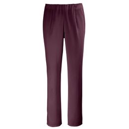 WITT Damen Stretch-Hose mit innenliegendem Dehnbund, bordeaux, Gr&ouml;&szlig;e 22