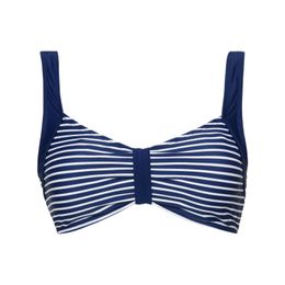 feel good Damen Bikini-Oberteil, marine-wei&szlig;, Gr&ouml;&szlig;e 38B