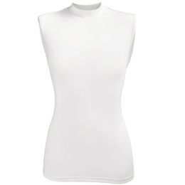 w&auml;schepur w&auml;schepur Damen Stehkragenshirt in Modal-Qualit&auml;t, wei&szlig;, Gr&ouml;&szlig;e 42