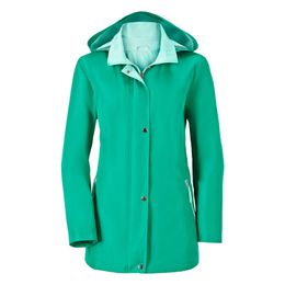 WITT Damen Funktionsjacke wind- und wasserabweisend, smaragdgr&uuml;n, Gr&ouml;&szlig;e 48