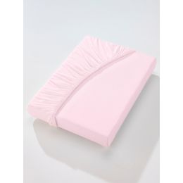 w&auml;schepur w&auml;schepur Betttuch, zartros&eacute;, Gr&ouml;&szlig;e 1 St. 140x200 - 160x200 cm