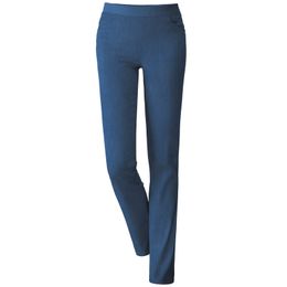 WITT Damen Stretch-Jeans mit Rundum-Dehnbund, blue-bleached, Gr&ouml;&szlig;e 21