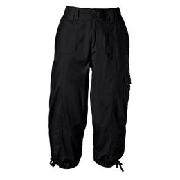 WITT Damen Caprihose mit weitenverstellbarem Saum, schwarz, Gr&ouml;&szlig;e 21