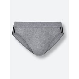 Schiesser Herren Slip, grau-meliert, Gr&ouml;&szlig;e 5