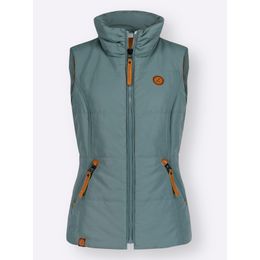 WITT Damen Steppweste in Microfaser-Qualit&auml;t, jade, Gr&ouml;&szlig;e 46
