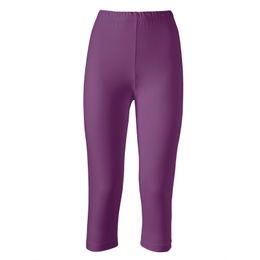 WITT Damen Caprileggings mit Rundum-Dehnbund, beere, Gr&ouml;&szlig;e 42