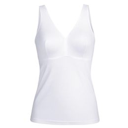 w&auml;schepur w&auml;schepur Damen BH-Hemd mit vorgeformten Cups, wei&szlig;, Gr&ouml;&szlig;e 48