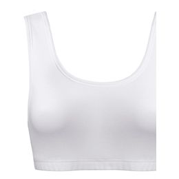 w&auml;schepur w&auml;schepur Damen Bustier mit breitem Softabschluss, wei&szlig;, Gr&ouml;&szlig;e 40