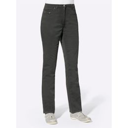 WITT Damen Jeans mit Metallpl&auml;ttchen-Deko, graphit, Gr&ouml;&szlig;e 235