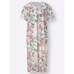 w&auml;schepur w&auml;schepur Damen Nachthemd im floralen Dessin, ecru-hellros&eacute;-bedruckt, Gr&ouml;&szlig;e 40/42