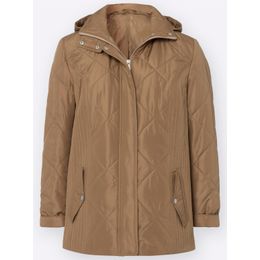 Heine Damen Jacke, Braun, Gr. 44, Steppjacken, Material: Polyester. Futter und Wattierung: Polyester