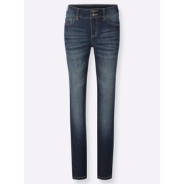 WITT Damen Jeans mit Nieten an den Taschen, dark blue, Gr&ouml;&szlig;e 195