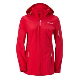 WITT Damen Softshelljacke mit Fleece-Futter, rot, Gr&ouml;&szlig;e 42