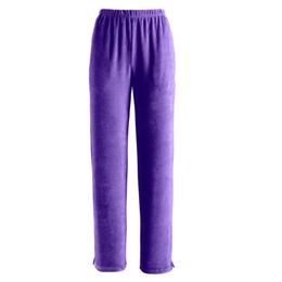 feel good Damen Nickihose mit Schlitz am Bein, lila, Gr&ouml;&szlig;e 56/58