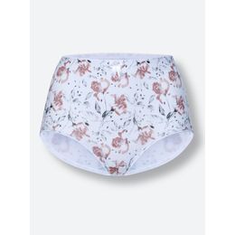 w&auml;schepur w&auml;schepur Damen Taillenslip mit Zierschleife, 2x puder + 2x puder-bedruckt, Gr&ouml;&szlig;e 40
