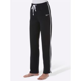 Catamaran Sports Damen Freizeithose mit angerauter Innenseite, schwarz-weiß, Größe 44/46