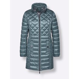 CREATION L PREMIUM Wit Damen Leichtdaunenjacke im Steppmuster-Mix, wintert&uuml;rkis, Gr&ouml;&szlig;e 38