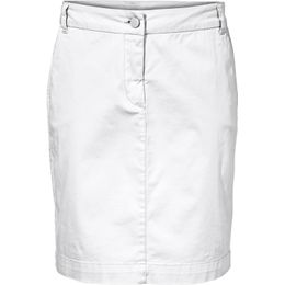 Heine Witt Damen Sommerrock im Chino-Style, wei&szlig;, Gr&ouml;&szlig;e 40