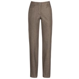 COSMA Damen Gerade Jeans, taupe, Gr&ouml;&szlig;e 36