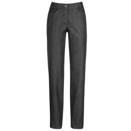 COSMA Damen Gerade Jeans mit Bauch-weg-Effekt, schwarz, Gr&ouml;&szlig;e 21